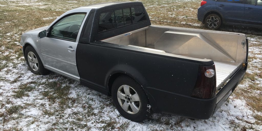 Introducing the Ranchetta, A VW Jetta Smyth Ute Donor - Right Foot Down